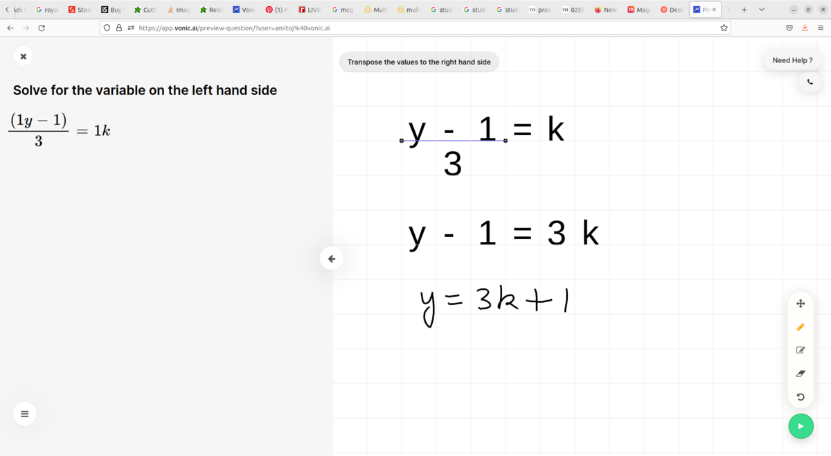 Vonic - Math AI assistant for teachers and students