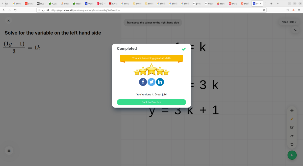 Vonic - Math AI assistant for teachers and students